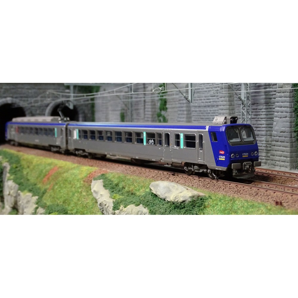 Autorail électrique SNCF, Z2 Z 750 - Piko 96415 -, rénové livrée TER