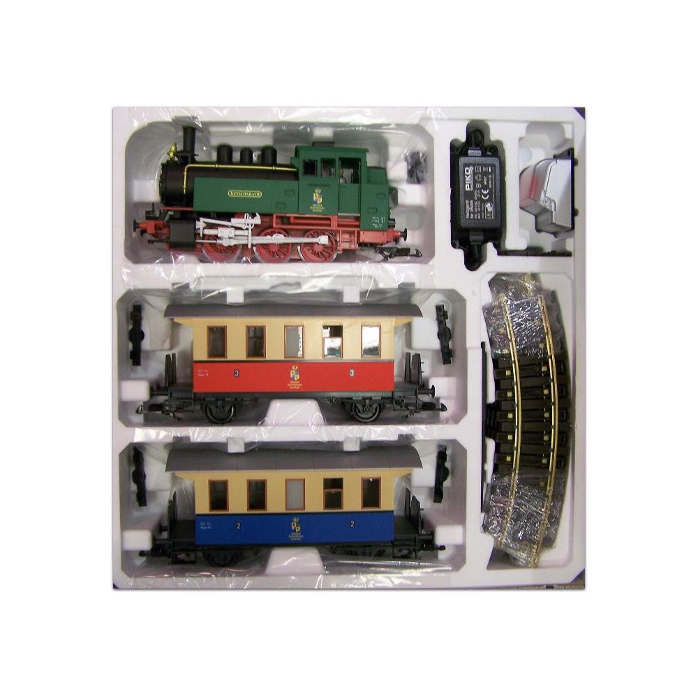 Coffret de départ voyageurs-Piko G 37130-avec BR 80-(échelle G)