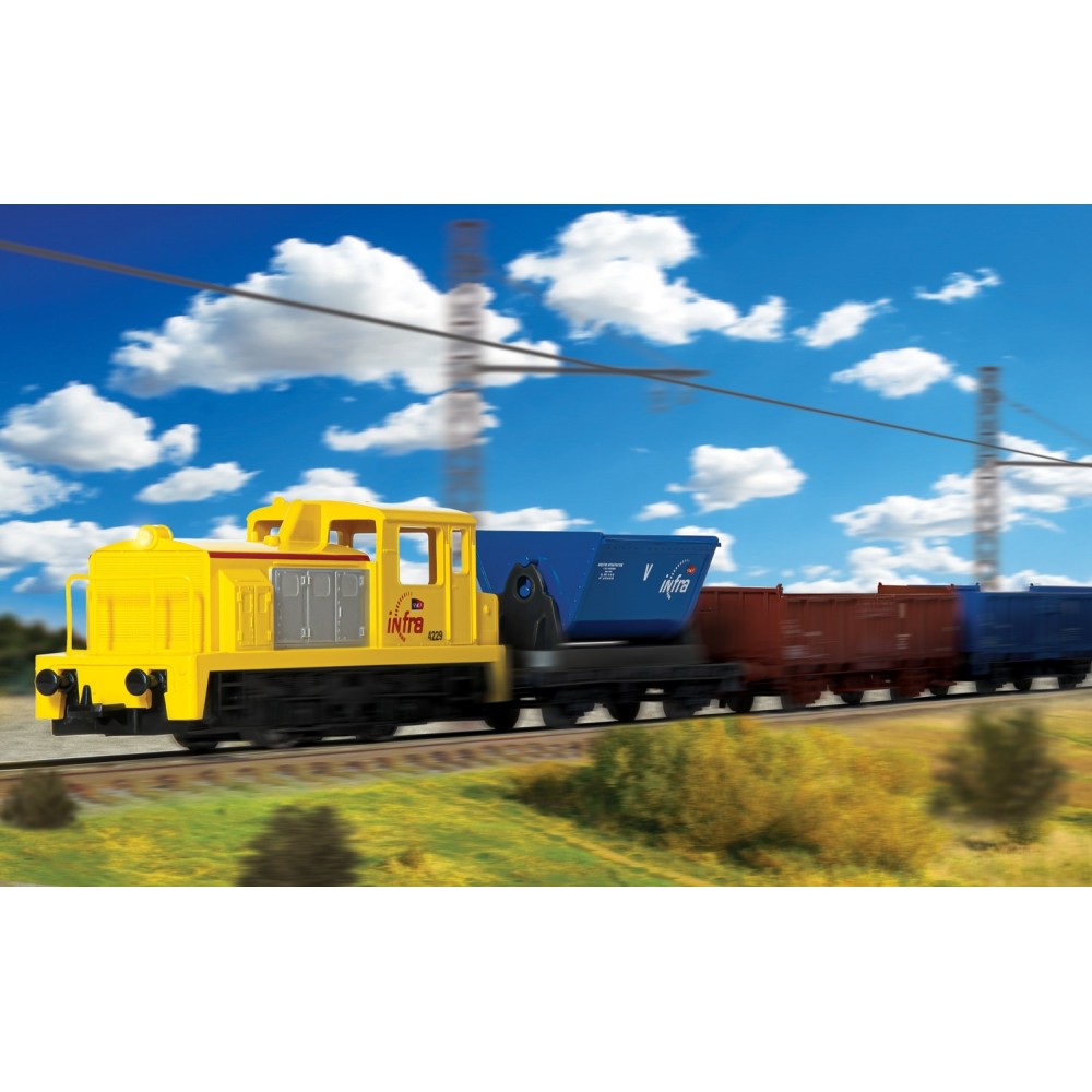 Coffret de départ locomotive diesel INFRA - Jouef HJ1062 - SNCF, 3 ...