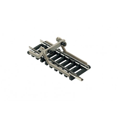 Heurtoir, butoir sur rail droit 50mm - MiniTrix 14991 Butoir