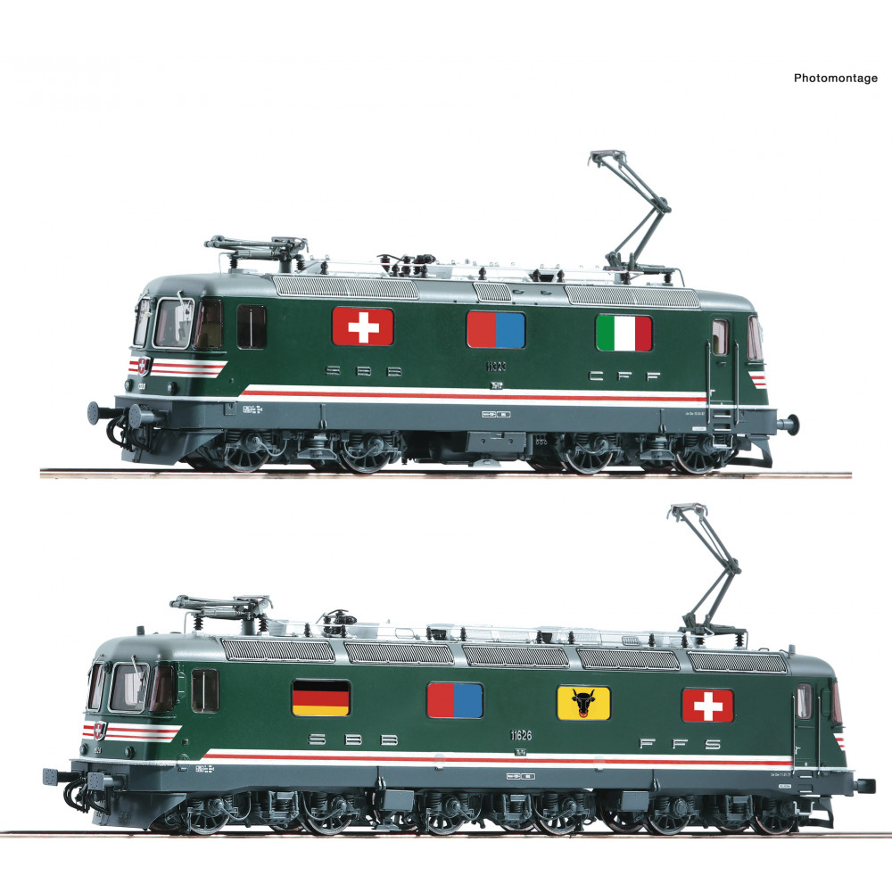 Set de 2 locomotives électrique double traction Re 10/10 -Roco 71414- SBB