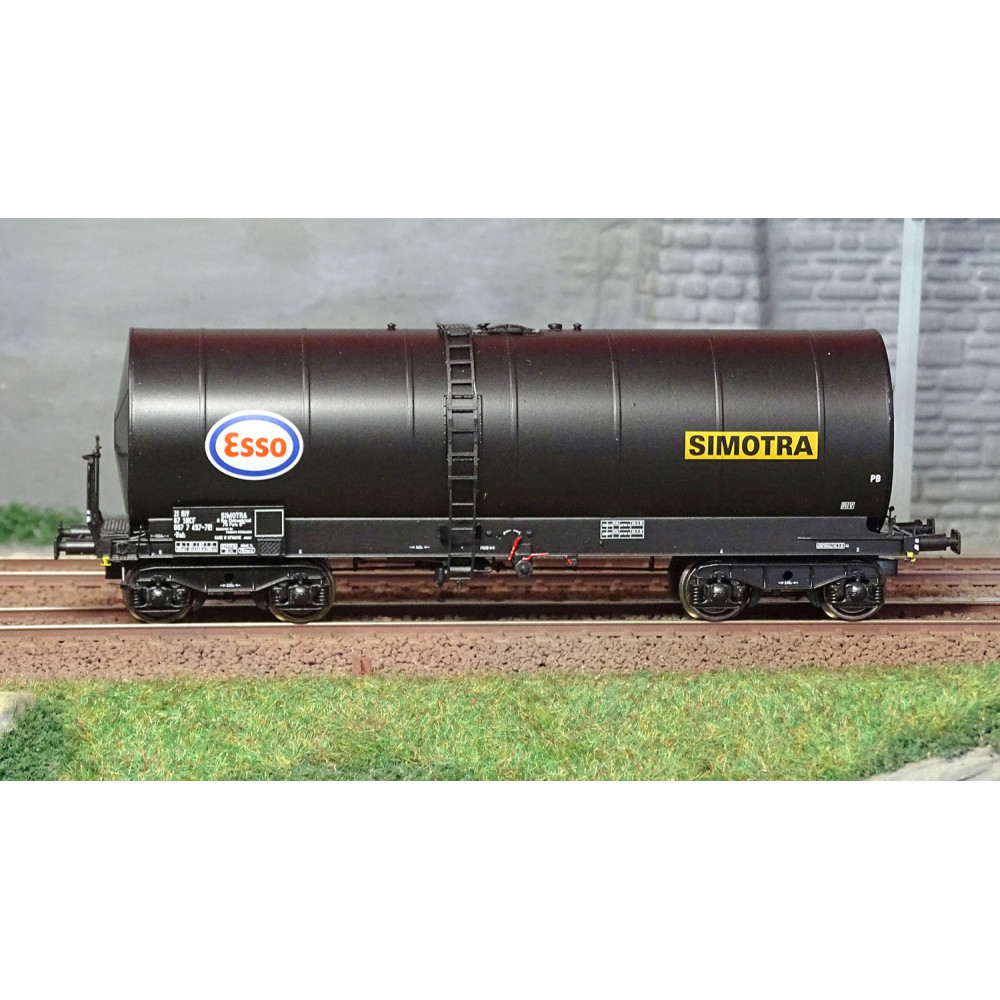 Wagon citerne FAUVET-GIREL, bogies Y 23 -Ree modeles WB654- SIMOTRA-ESSO