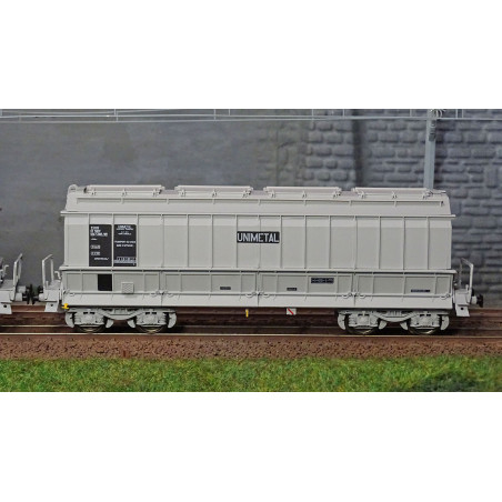 Set de 2 wagons tombereaux DC, -Ls Models 31120- UNIMETAL