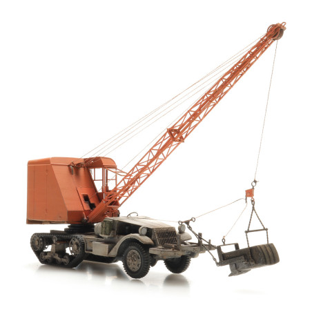 Half-track avec dragline - Artitec 387.511