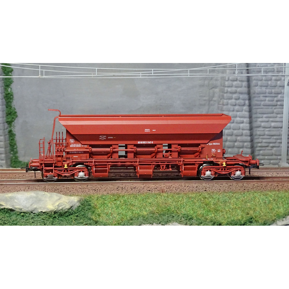 Wagons trémie à Ballast T1 Uas, SNCF -Ree Modeles WB755- ep. VI