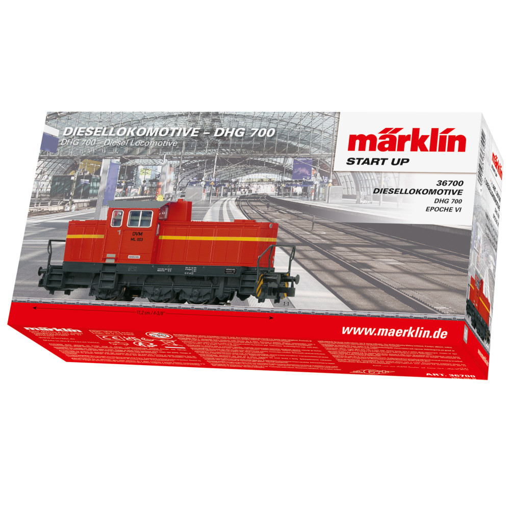 Marklin 36700 Locomotive diesel DHG 700, digitale, 3 Rails
