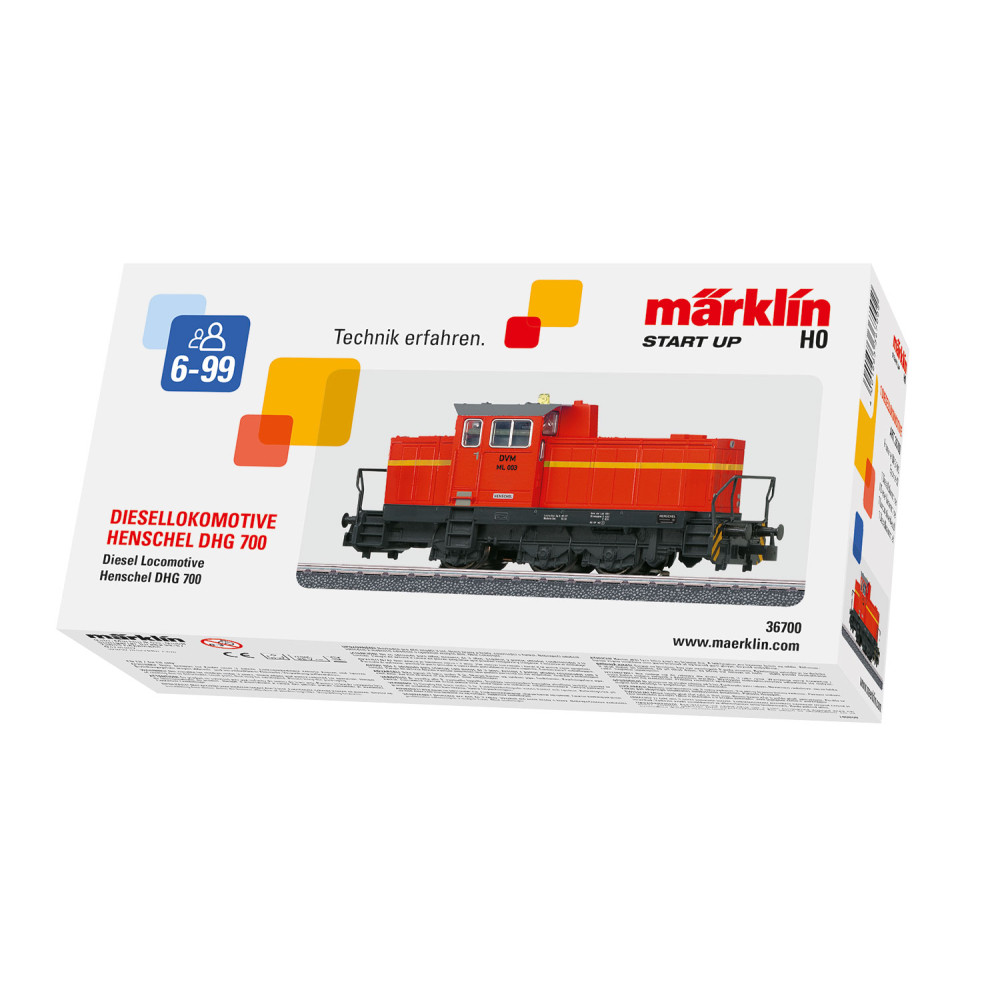 Marklin 36700 Locomotive diesel DHG 700, digitale, 3 Rails