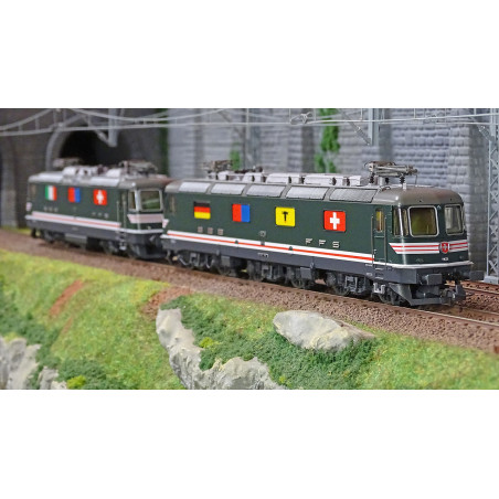 Set de 2 locomotives électrique double traction Re 10/10 -Roco 71414- SBB