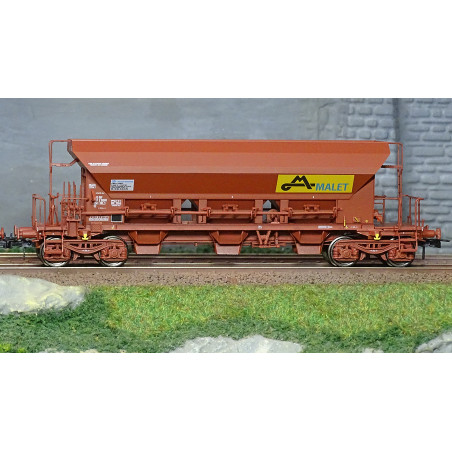 Set de 3 wagons trémie F70 Facs - Ree modeles WB803 - STVA / SWG / Mallet, ep. V-VI