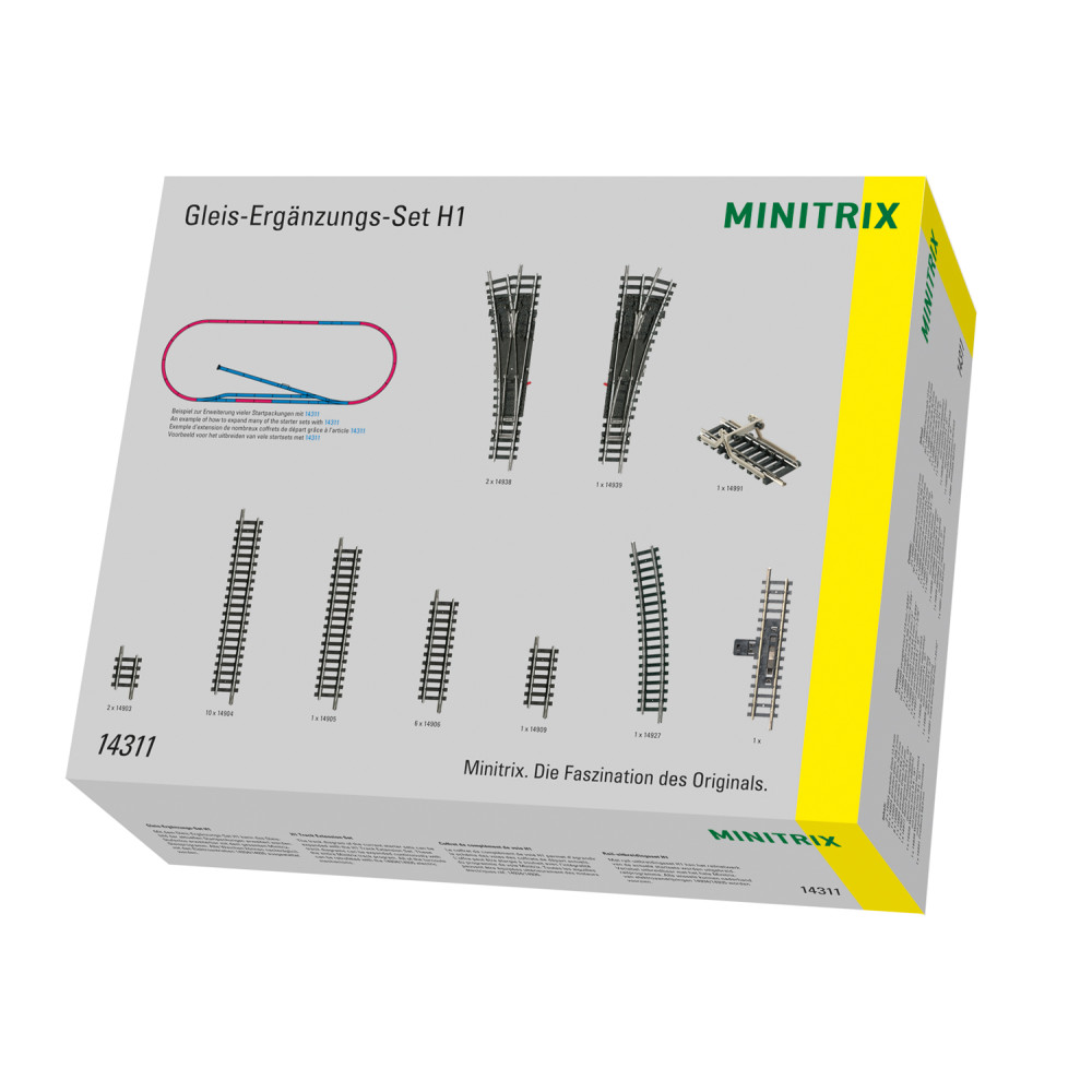 Coffret de voies complémentaire H1 - MiniTrix 14311
