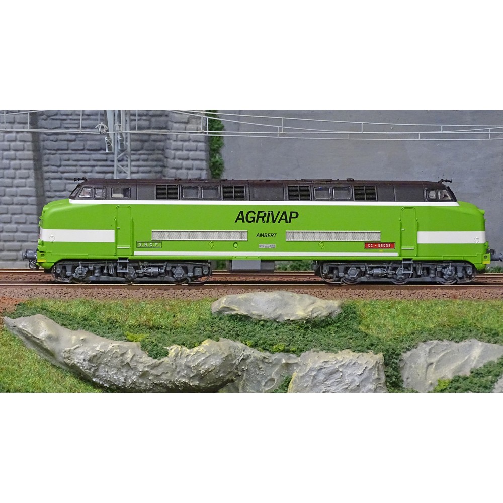 Locomotive diesel CC 65005, SNCF, vert clair - Mistral 23-03-S003 ...