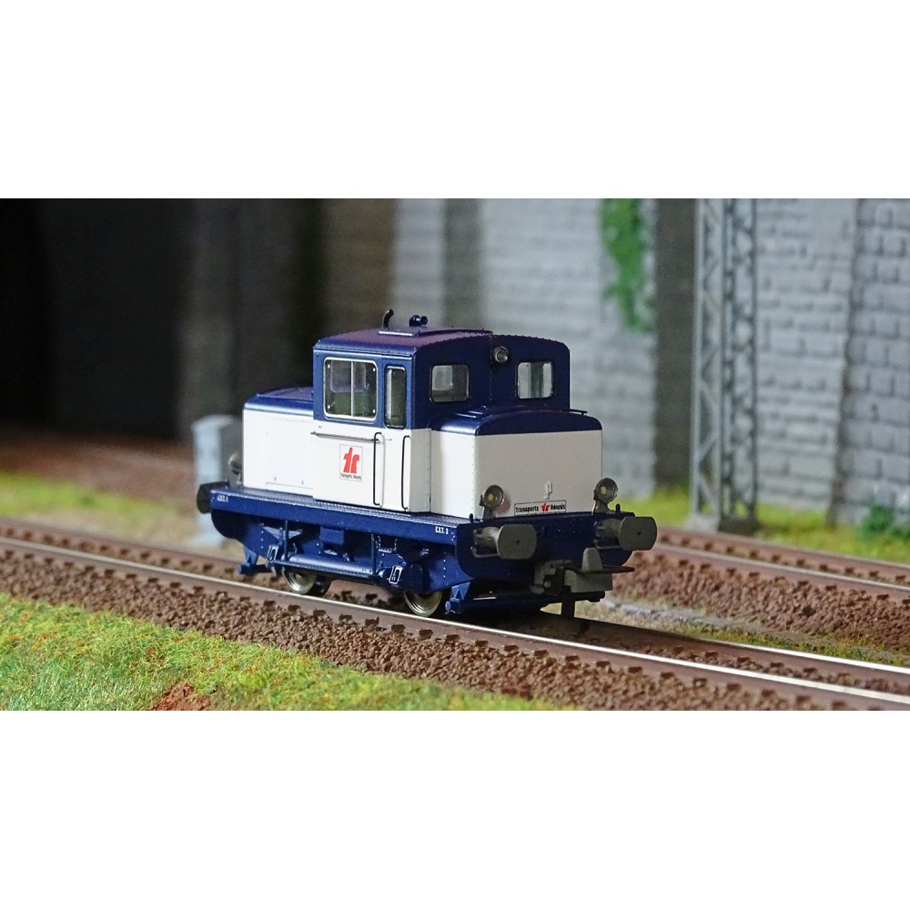 Locotracteur MOYSE 32 TDE, INDUSTRIEL, Bleu-Blanc, Transports Réunis ...