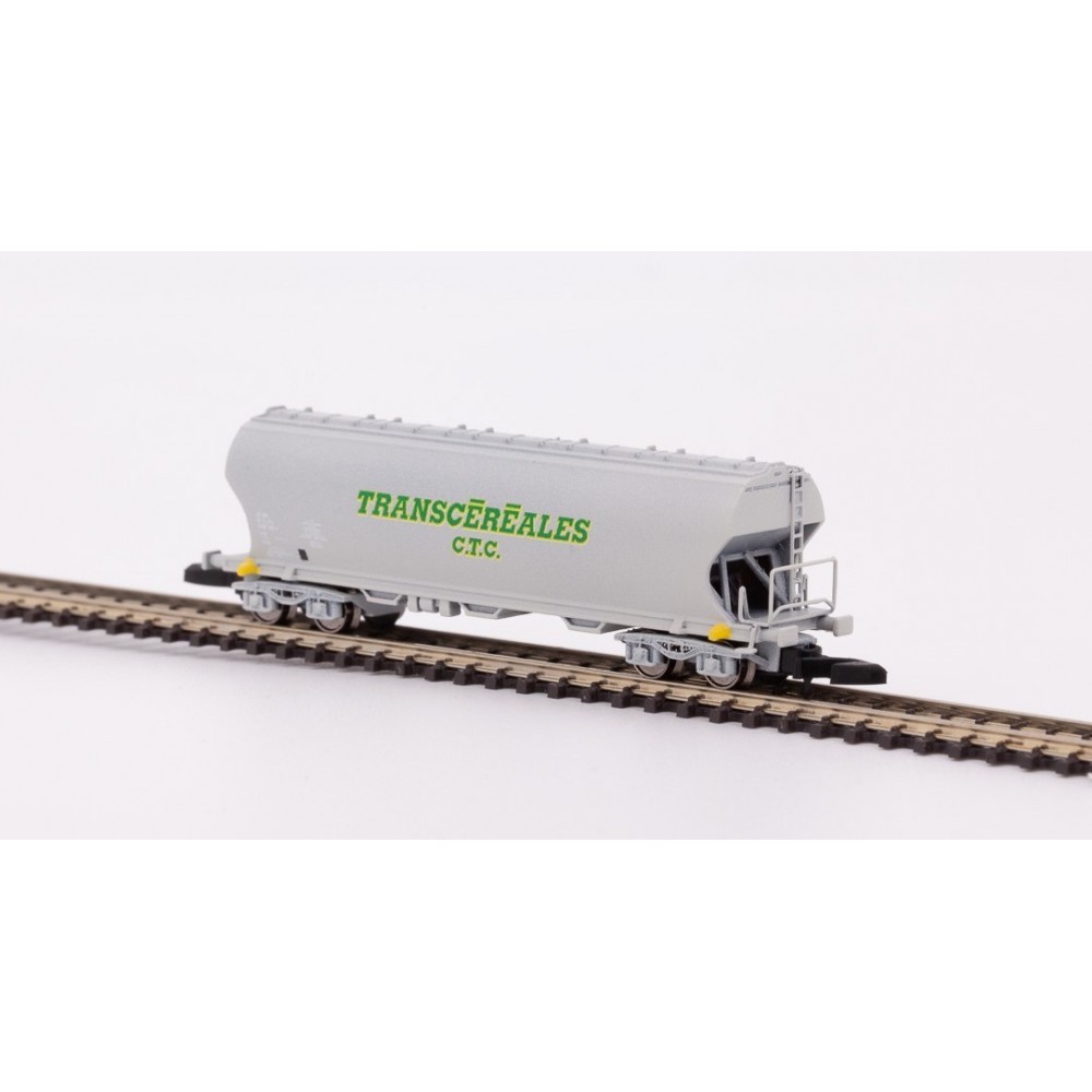 Wagon trémie à bogies, SNCF, Transcéréales CTC - Azar W01-TC1 - échelle Z