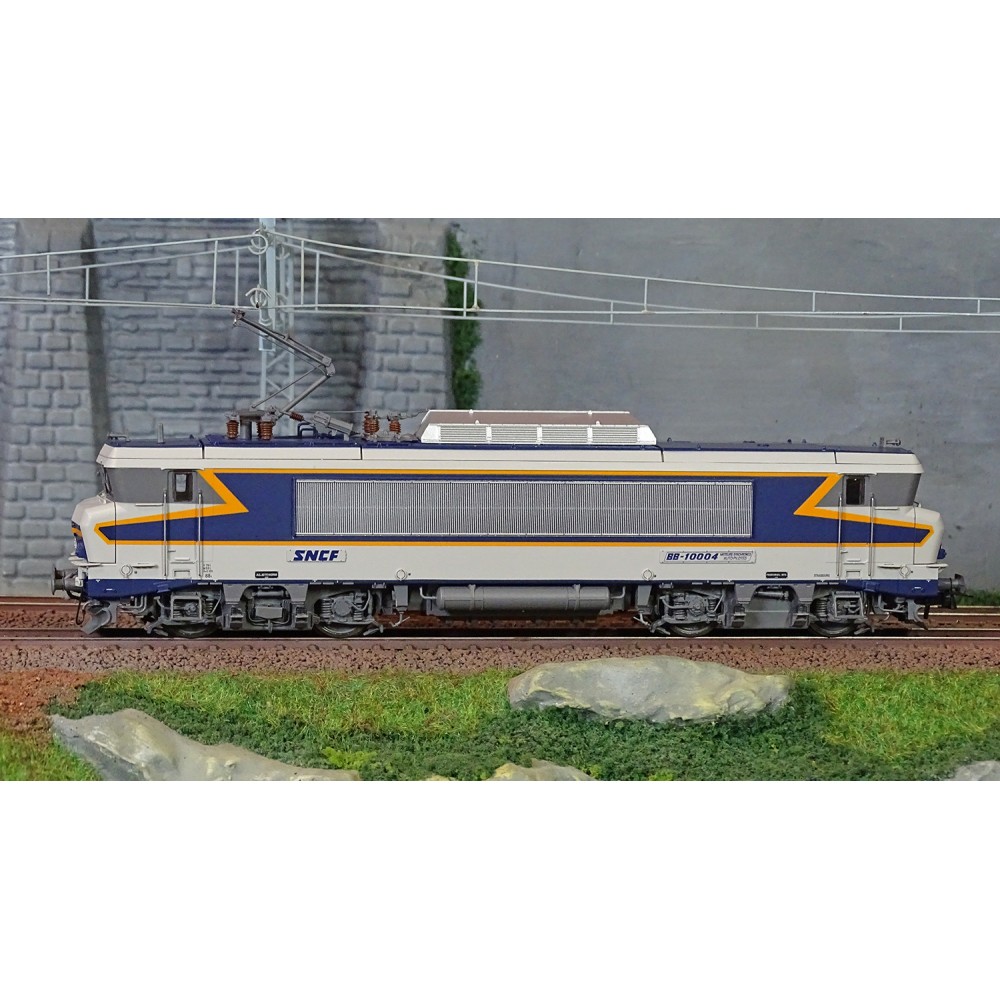 Locomotive électrique BB 10004, SNCF, Gris Argent /Bleu TEN/Chamois 432 ...