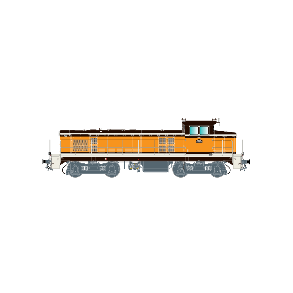 Locomotive diesel BB 63926, SNCF, livrée Orange - R37 HO41112 - dépôt ...