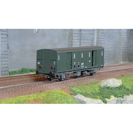 Voiture fourgon OCEM 30 - Ree Modeles VB116 - ex-PO, toit lisse, logo ...