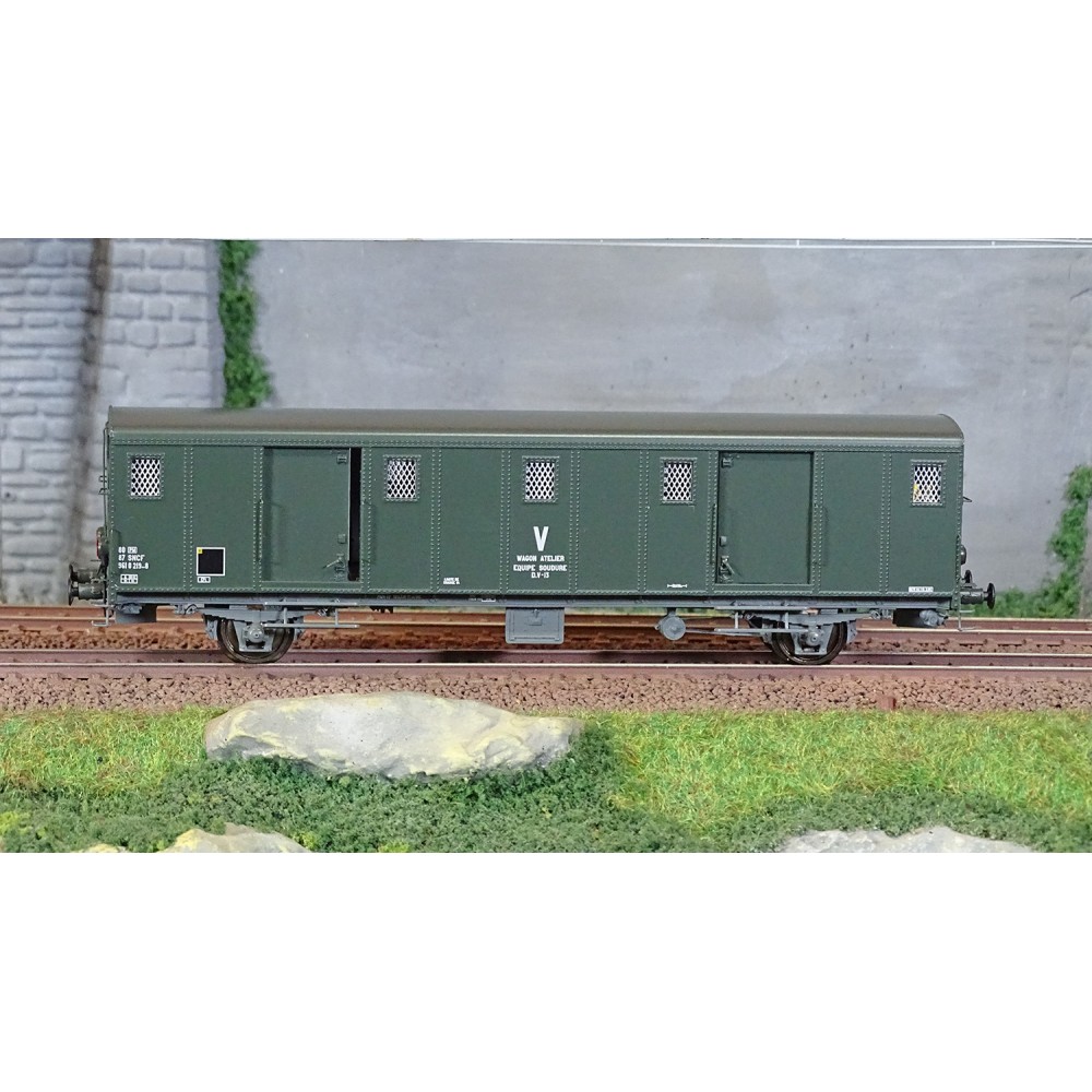 Voiture fourgon OCEM 30 - Ree Modeles VB117 - ex-PO, toit lisse, SNCF ...