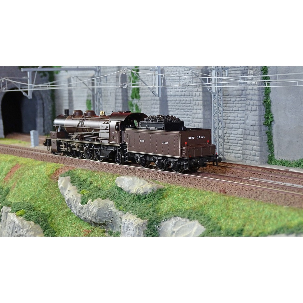 Locomotive à vapeur 141 A 4.1126, NORD, CREIL - Ree Modeles MB155 ...