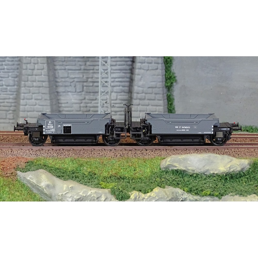 Couplage de wagons à ballast, VVsuw 953118 - R37 HO43100 - AL, ep. II