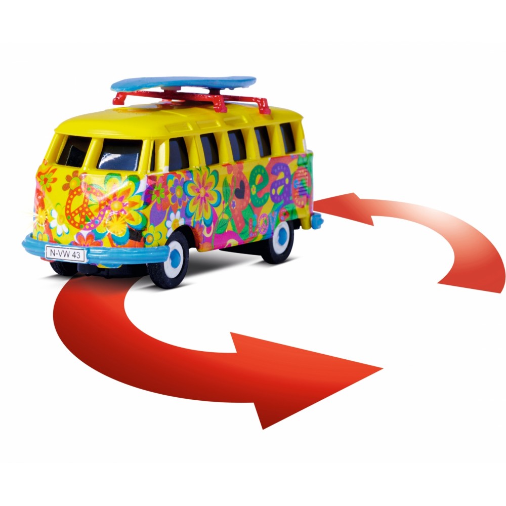 Bus Volkswagen T1 Flower Power 2.4GHz RTR 1/87 Carson 500504150