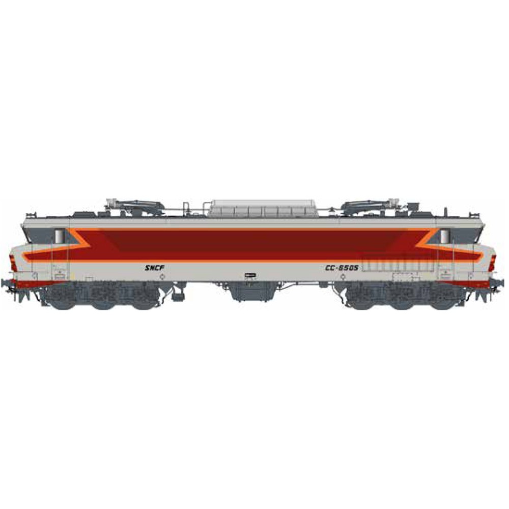 Locomotive électrique CC 6505, Arzens, logo Beffara - Ls Models 10323 ...