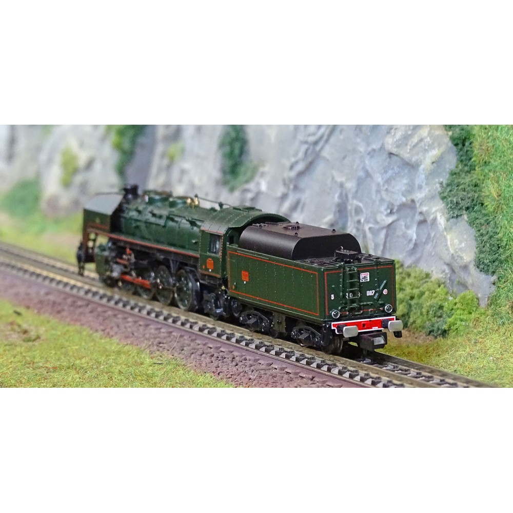 Locomotive vapeur 141 R 1187, SNCF - Arnold HN2482 - roues boxpok ...