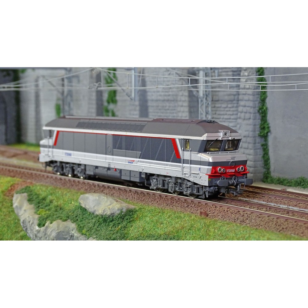 Locomotive diesel CC 72068, SNCF, Multiservice, logo Casquette - Jouef ...