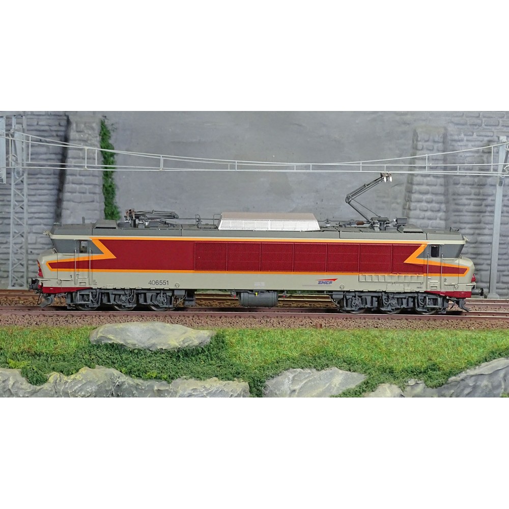Locomotive électrique CC 6551, Arzens, logo Casquette - Ls Models 10318 ...