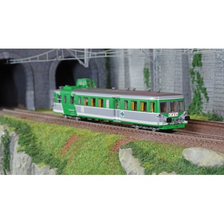 Autorail XBD 93953, Picasso, Vert/Blanc, RG, 1ère/2ème classe, CFTA ...