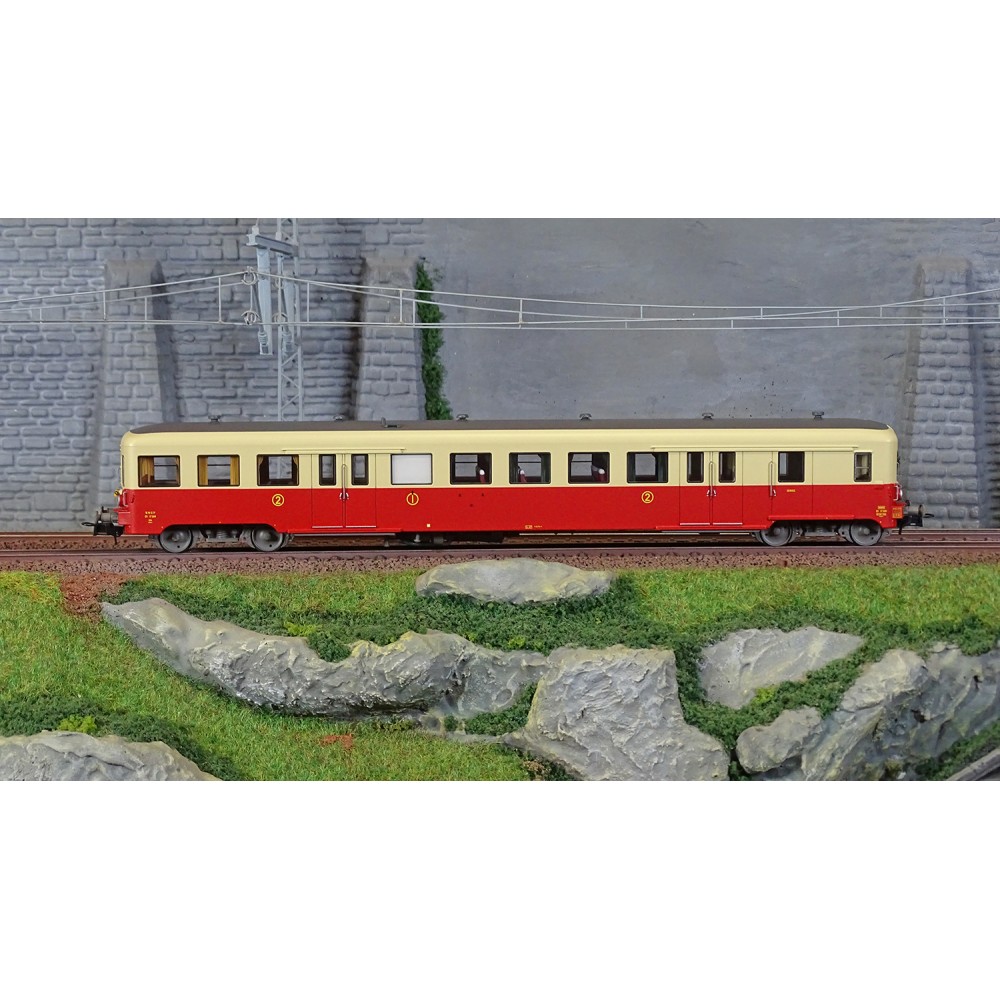 Remorque d'autorail ZS 17206, remorque pilote, 1ère /2ème classe, SNCF ...