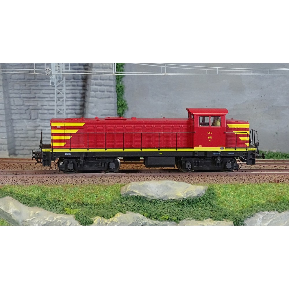 Locomotive diesel 851, Livrée d’origine - Ree Access JM011 - CFL