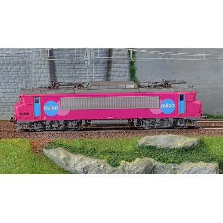 Locomotive électrique BB 22240 SNCF, livrée OUIGO, logo Carmillon - Ls Models 11106