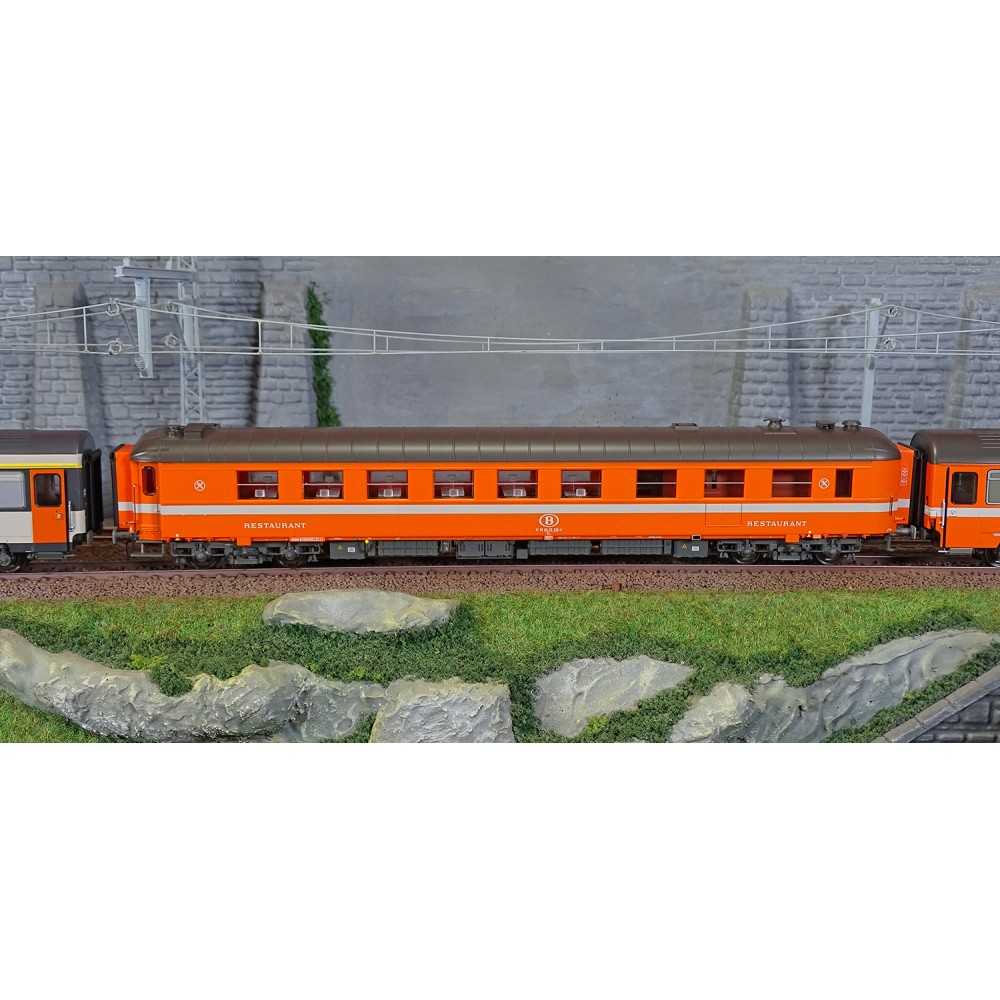 Set de 7 voitures, train Express "Vauban", SNCF, SNCB - Models Word 2007