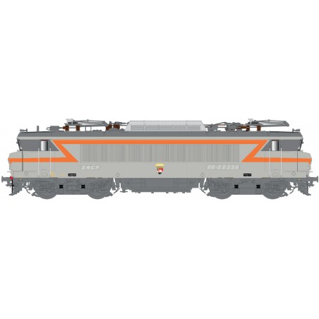 Locomotive électrique BB 22356 SNCF, gris béton/orange, Blason LORIENT, Rennes - Ls Models ...