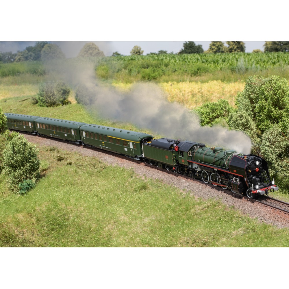 Locomotive à vapeur série 141-R 1244, SNCF - Trix 25141 - digitale sonore