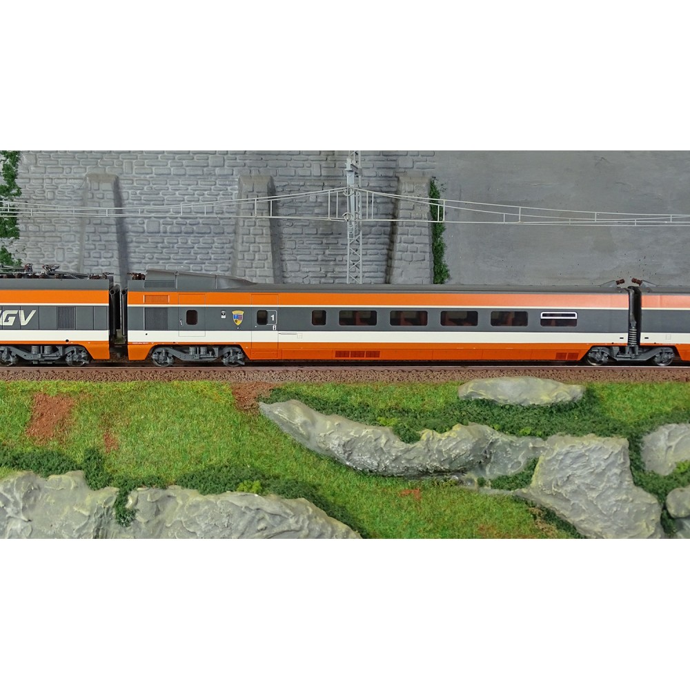 TGV Sud-Est, 4 éléments, version inaugurale 1981 - Jouef HJ2425 - SNCF