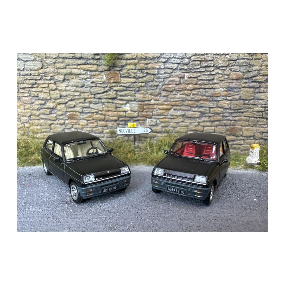 Voiture Renault R5 Alpine Turbo 1981 - Ree Modeles CB165 - Noire