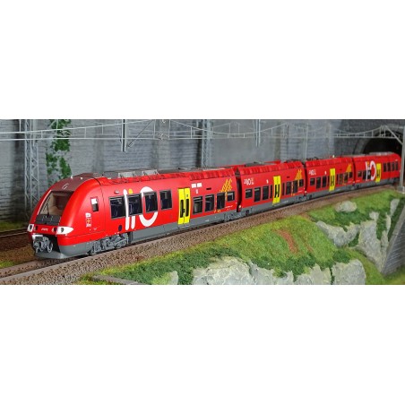 Autorail AGC Z 27871/27872, livré LIO, 4 caisses - LS Models 10080
