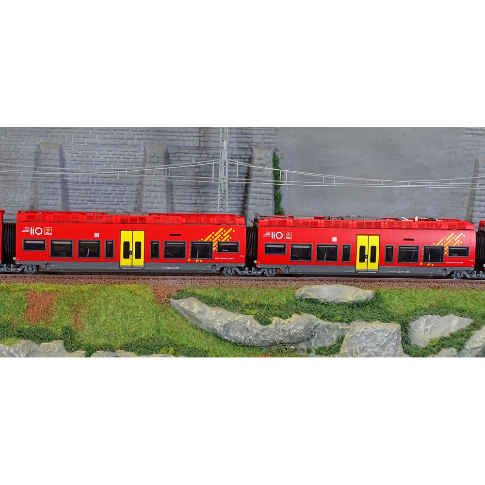 Autorail AGC Z 27871/27872, livré LIO, 4 caisses - LS Models 10080