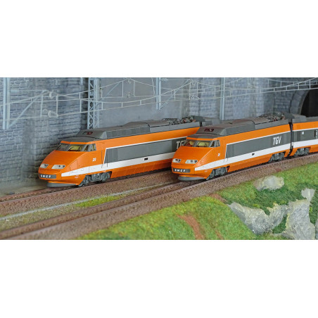 Set de 5 éléments TGV PSE Rame Origine N°69 -Ree Modeles TGV001- SNCF
