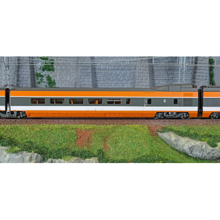 Set de 5 éléments TGV PSE Rame Origine N°69 -Ree Modeles TGV001- SNCF