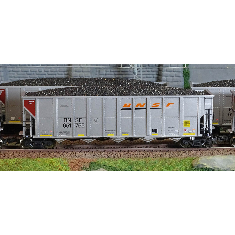 Set de 6 wagons transport de charbon, "Hopper Cars" - Trix 24911 - BNSF