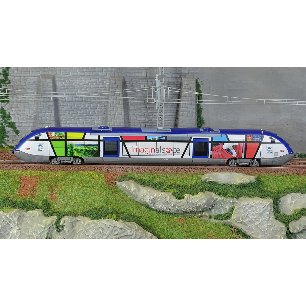 Autorail diesel X 73500, SNCF, Imaginalsace - Jouef HJ2436