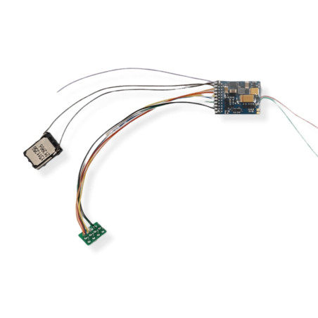 Décodeur de fonctions sonore vierge Nem 652, 8 broches, Loksound Fx V5 ...