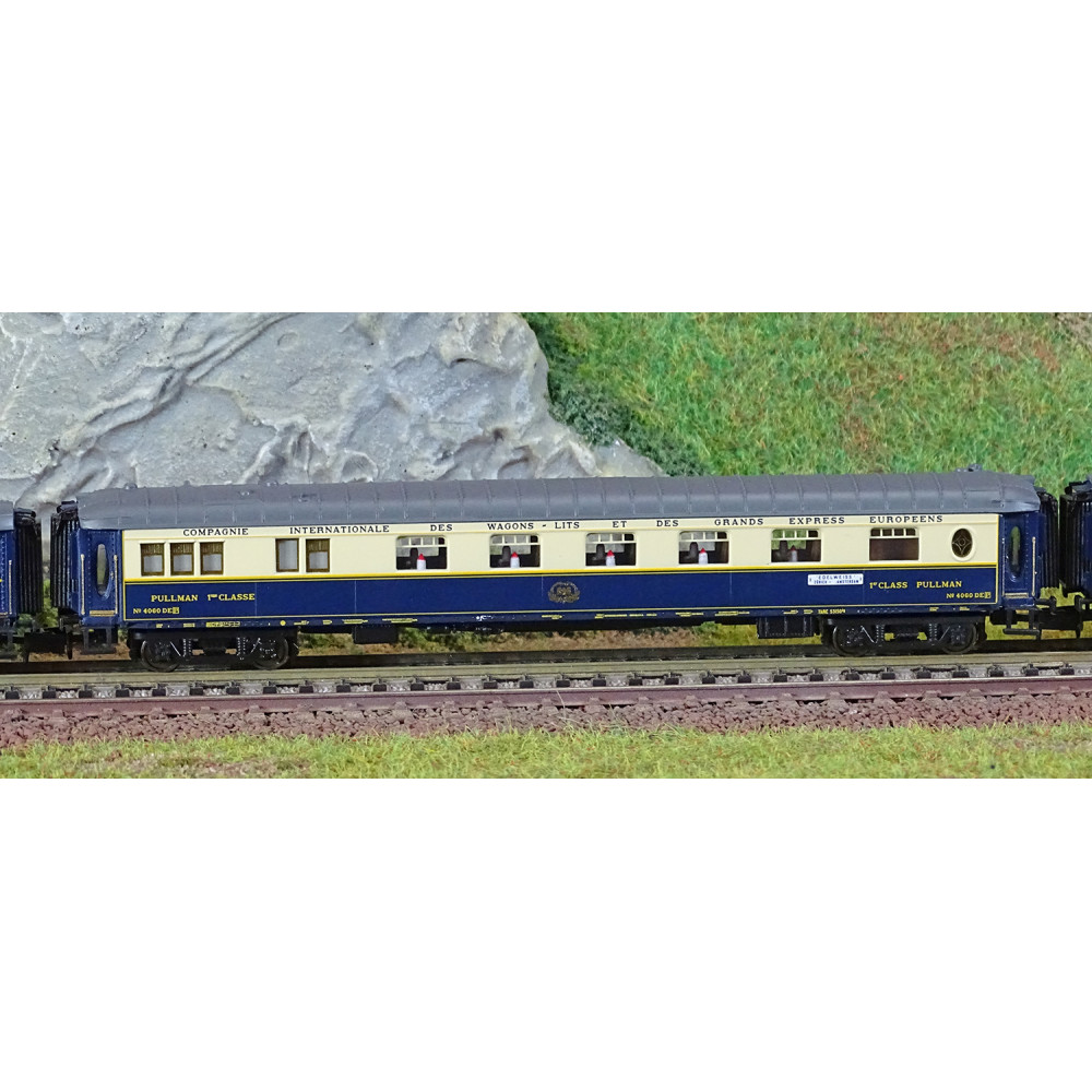 Set de 3 voitures voyageurs "Edelweiss Pullman Express", SNCF, DD3 ...