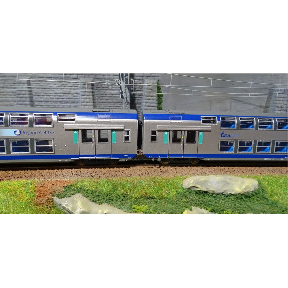 ViTrains 1104L Set de 3 voitures voyageurs VO2N SNCF, livré TER, Région ...