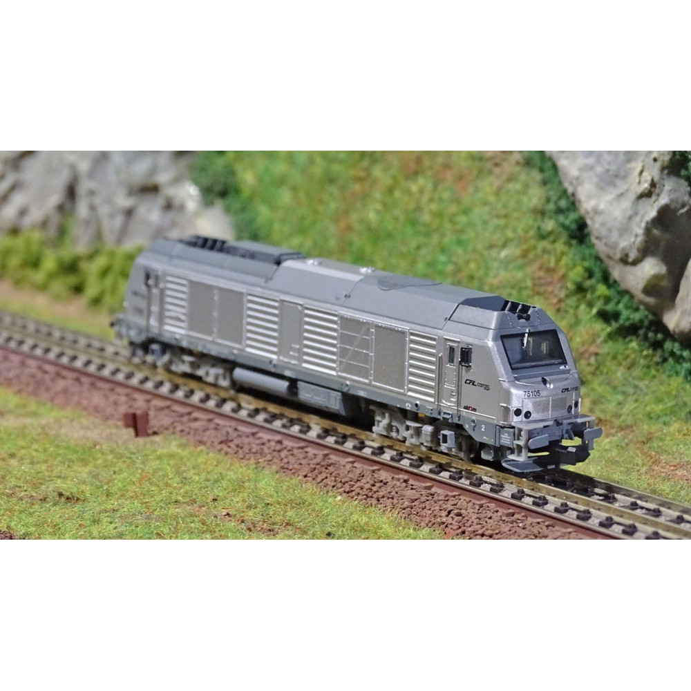 Locomotive Diesel BB 75105 - REE Modeles NW110 - CFL CARGO, échelle N